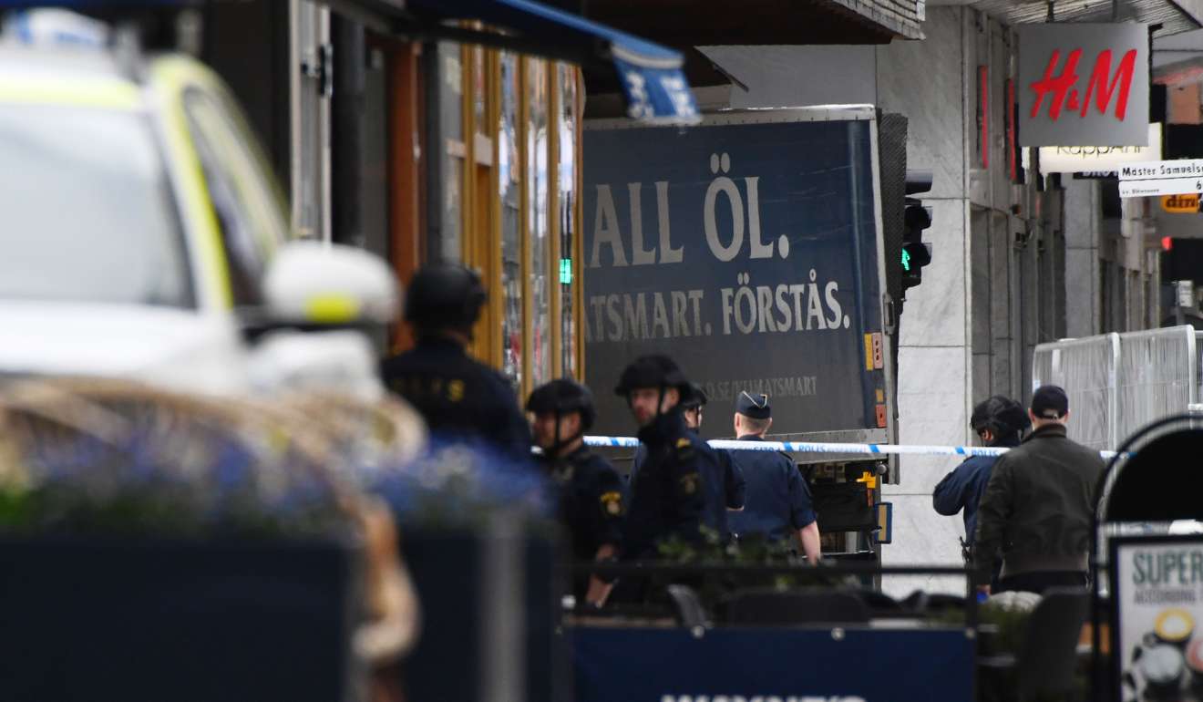 Stockholm attack: lorry smashes into crowd, killing four | South China ...