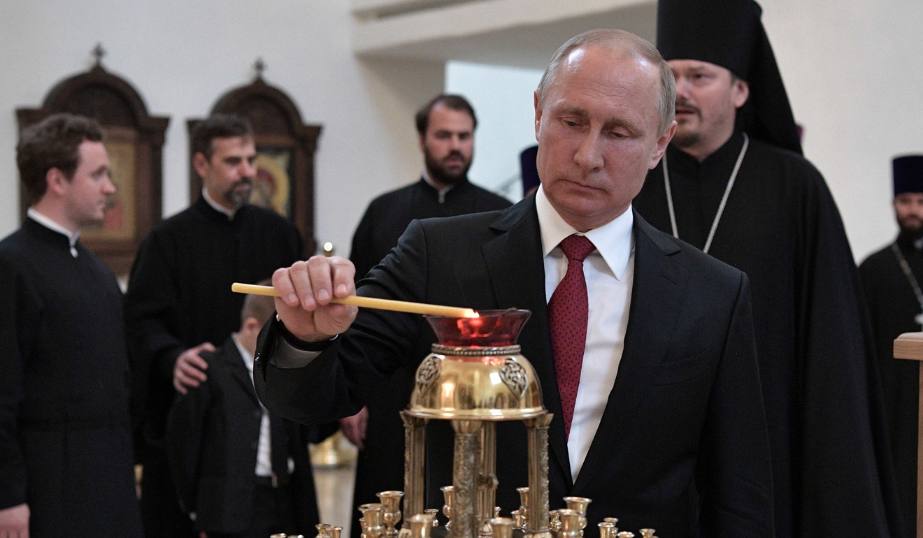 Putin claims Russian election meddling a ‘fiction’ invented by ...