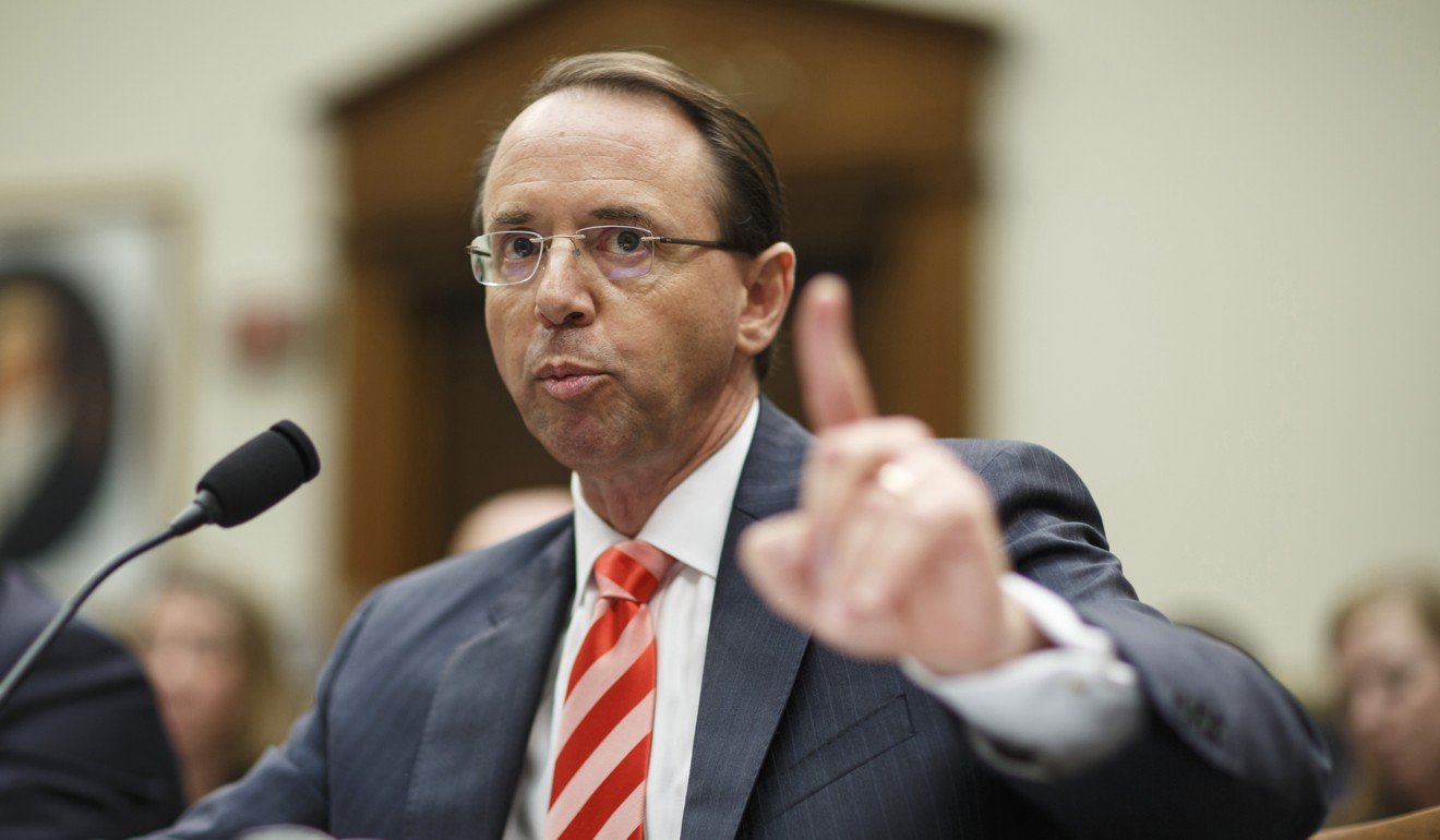 Donald Trump lashes out at ‘illegal and treasonous’ Rod Rosenstein and ...