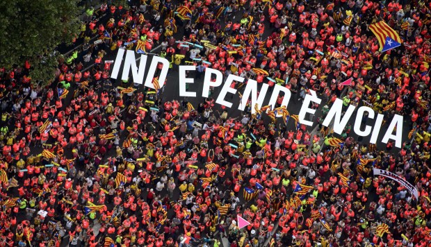 One million attend rally in Barcelona to call for Catalan independence ...