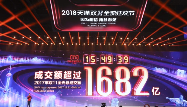 Alibaba sets new Singles’ Day sales record with more than eight hours ...