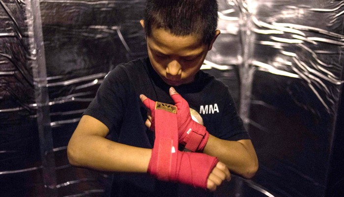 Teenage Mma Fighters At An Underground Fight Club In China South