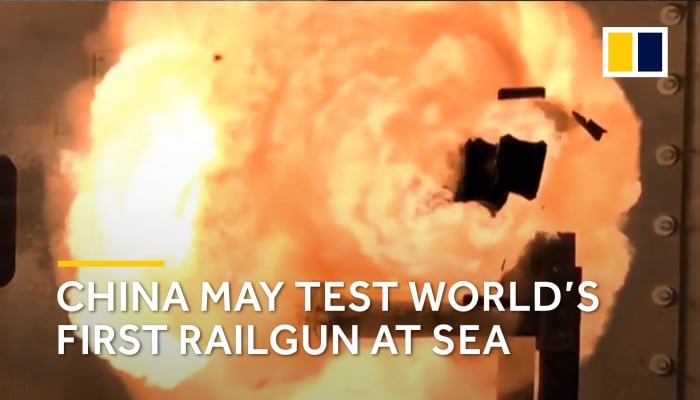 China may test world’s first railgun at sea | South China Morning Post