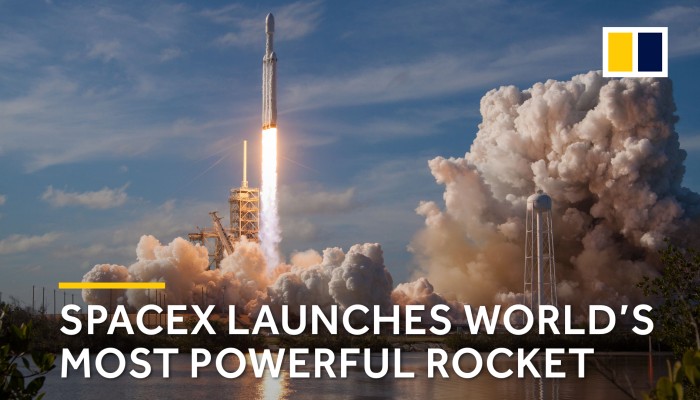 SpaceX launches world’s most powerful rocket with a Tesla sports car on ...