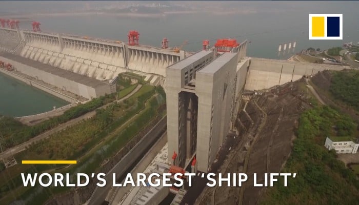 World’s largest ‘ship lift’ in the Three Gorges Dam | South China Morning Post