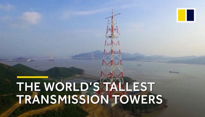 World’s highest transmission towers stand tall in China | South China Morning Post
