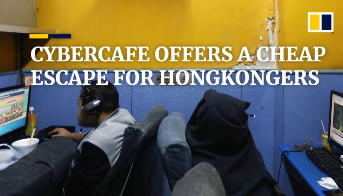 Hong Kong cybercafe offers a cheap getaway from pressures of life ...
