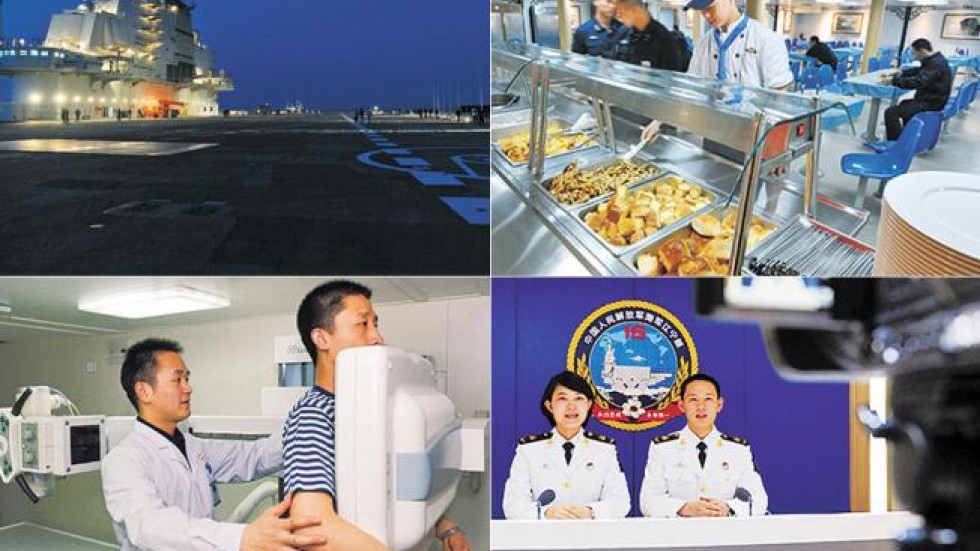 Rare glimpse of life aboard the aircraft carrier Liaoning | South China ... Rare glimpse of life aboard the aircraft carrier Liaoning | South China ...