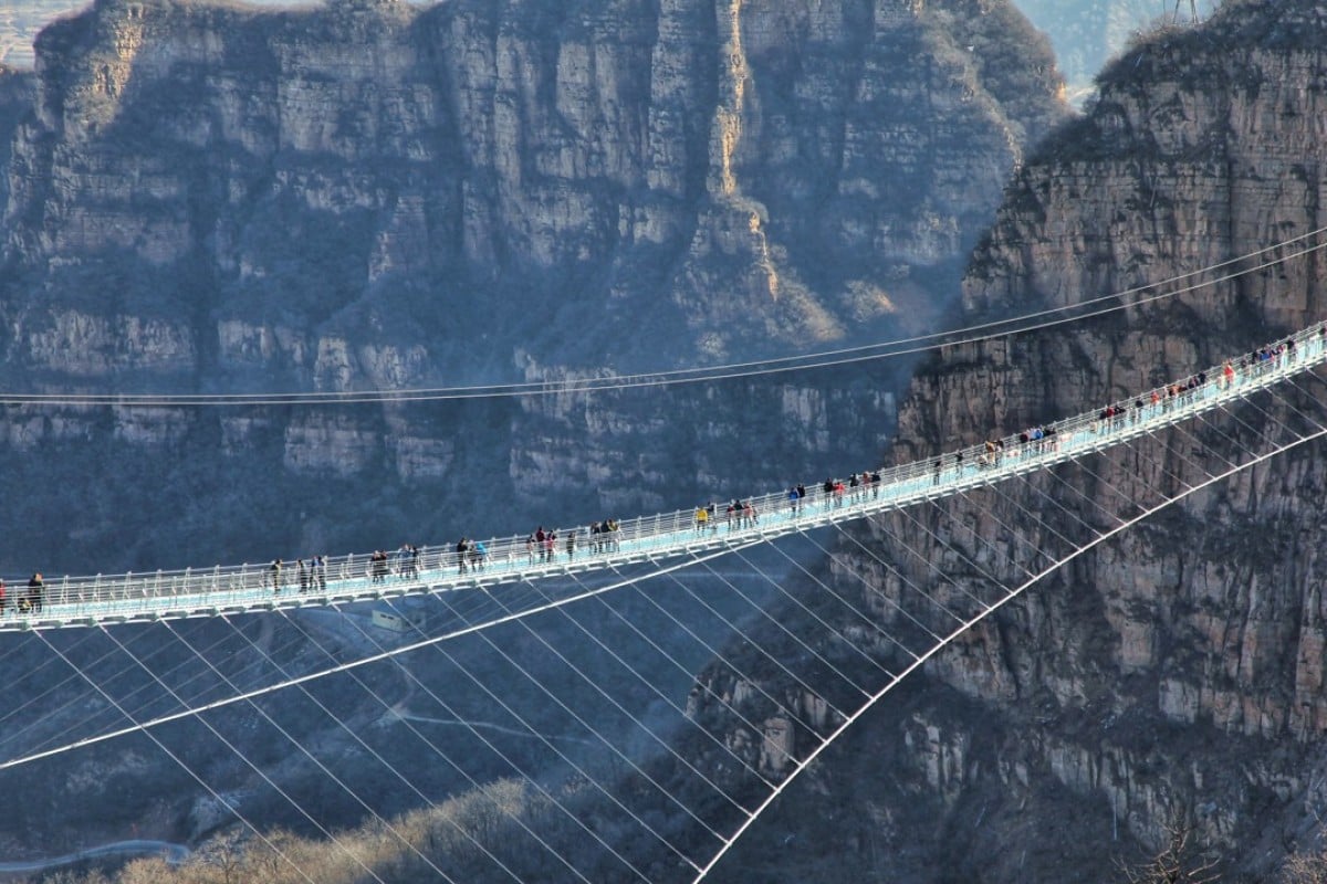 World’s longest glass bridge opens in China’s Hebei province | Style ...