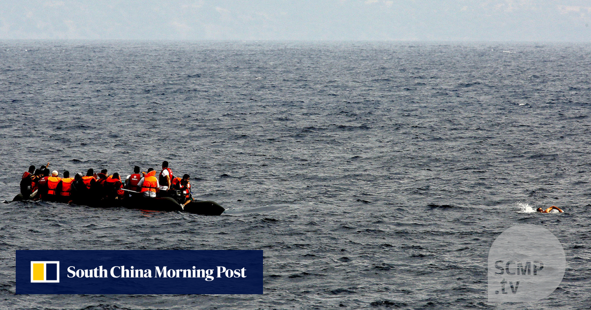 Greek locals rescue drowning refugee from sea | South China Morning Post