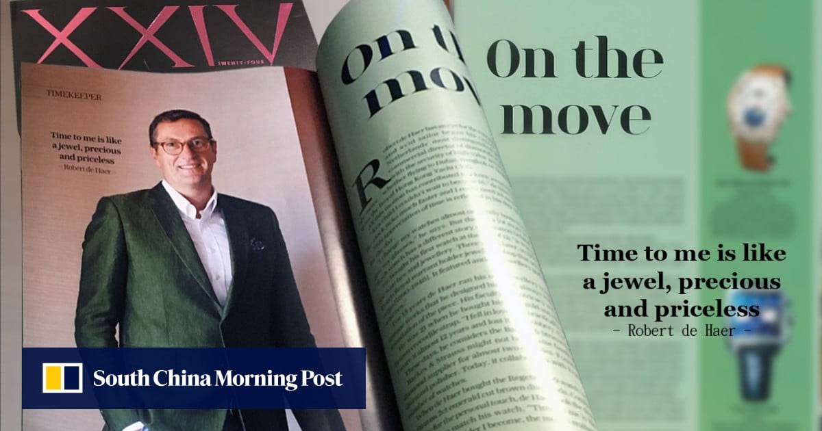 Robert de Haer is never far from the jewellery | South China Morning Post